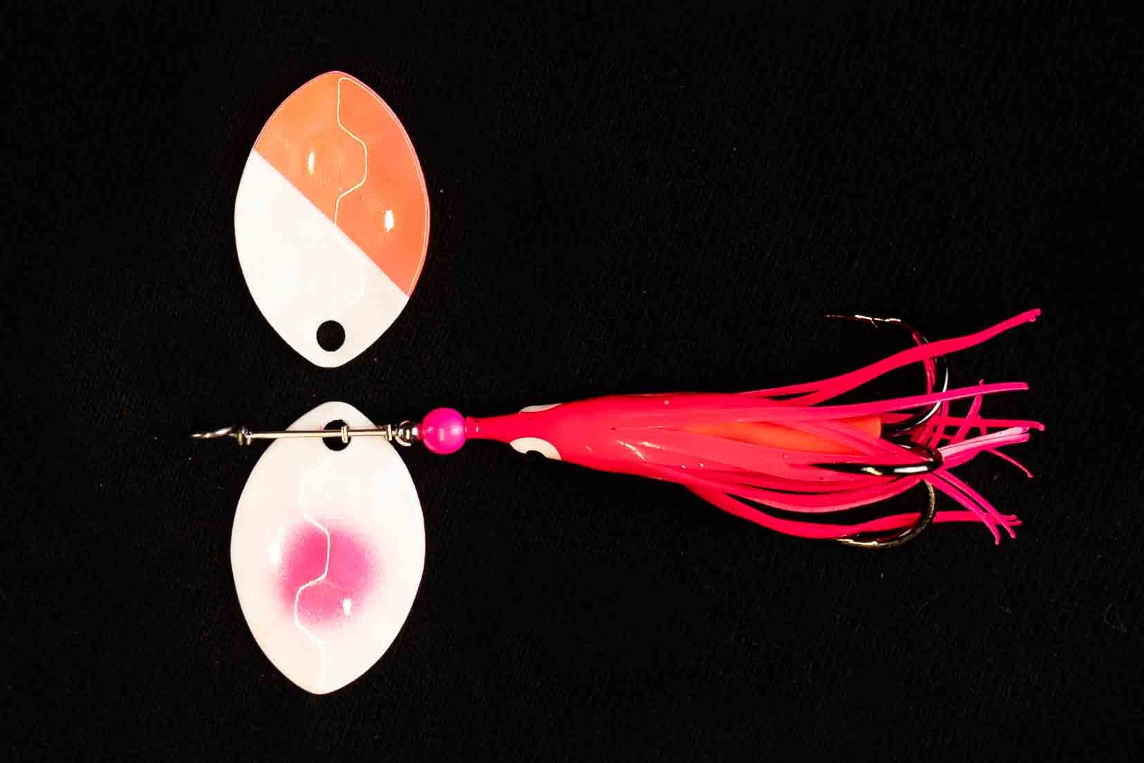 3.5 Cascade "Coasty Candy" Salmon Spinner (Single Spinner) | STLHD GEAR