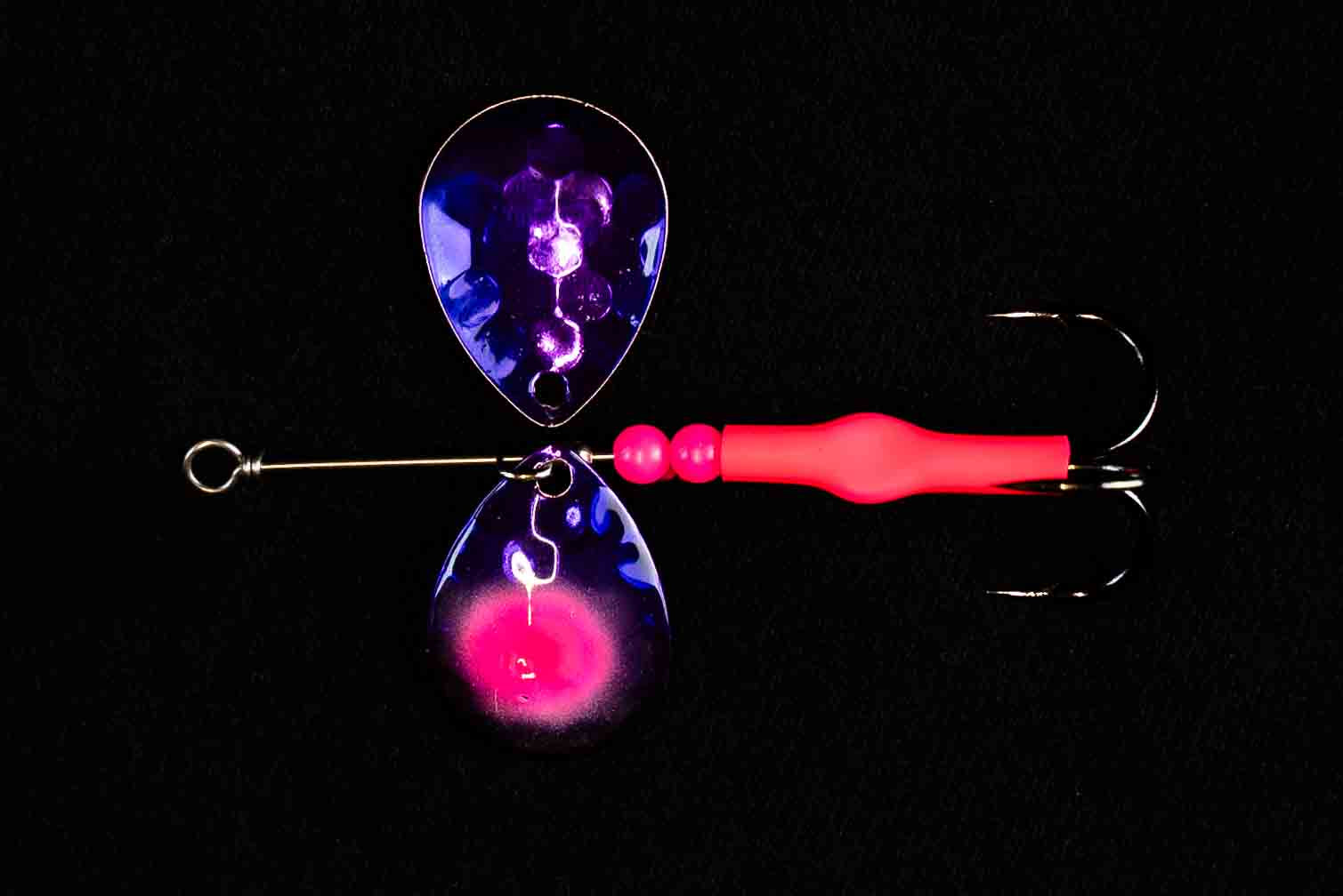 3.5 Colorado "Plum Crazy" Salmon Spinner Spinner (Single Spinner ...